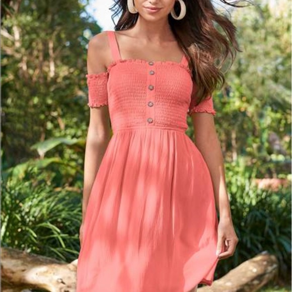 VENUS | Dresses | Venus A Line Smocked Mini Dress | Poshmark